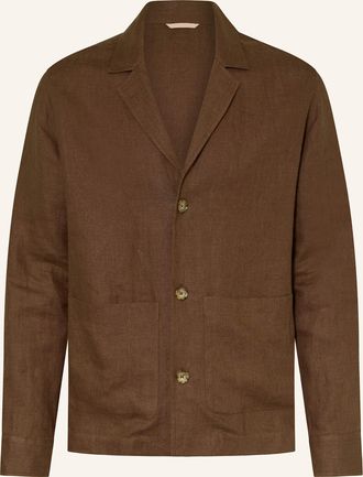Tintoria Mattei Tintoria Mattei Overjacket Aus Leinen braun