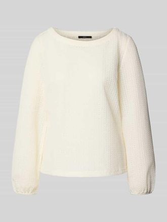 Zero Longsleeve mit geripptem Rundhalsausschnitt