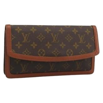 Louis Vuitton Pre-owned Vintage Monogram Clutch - Femme - Pre-owned - Brun - Taille: ONE Size