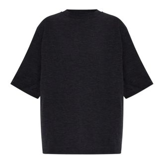 R&oacute;he Oversized Merino T-Shirt - - Tops - Damen - Grau - M