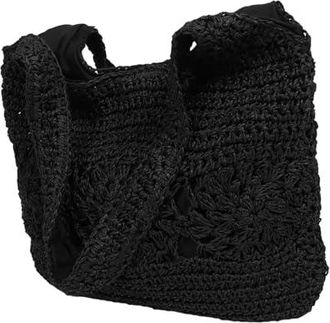 Valiclud Sac Cabas Femme Capacité Paille Tissée Main Sac Bandoulière Plage et pour Sorties Estivales et Pique