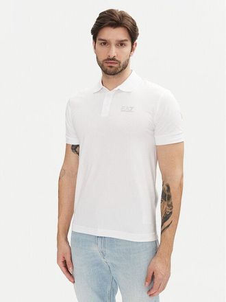 Emporio Armani Poloshirt 8NPF14 PJVQZ 0100 Wei&szlig; Regular Fit