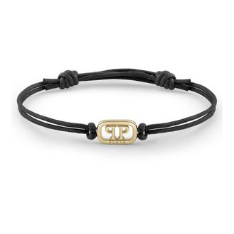 Philipp Plein Freundschaftsarmband mit Schriftzug - - Accessories - unisex - Schwarzk - ONE SIZE