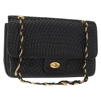 Bally Pre-owned Leder Schultertasche - - Pre-owned - Damen - Schwarzk - ONE SIZE