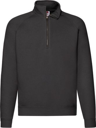 Fruit Of The Loom Sweatshirt Fruit of the Loom Premium Zip Neck Sweat