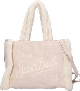 MC2 Saint Barth Femme, Sacs, Beige, Taille: ONE Size Colette Shearling Hand Bag