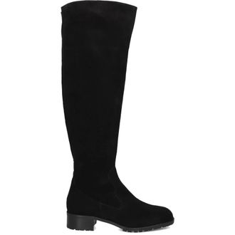 Nalini Schwarze Wildleder Stiefel f&uuml;r Damen - - Shoes - Damen - Schwarzk - 38 EU