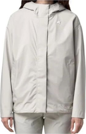 K-Way Femme, Vestes, Beige, Taille: 42 FR Veste Rose Stretch 2L