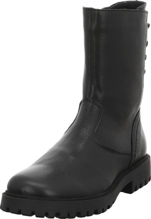 Think Think Trento Damen pflanzlich gegerbte nachhaltige Stiefelette, SCHWARZ 0000, 37.5 EU