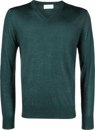 Ballantyne V-Pullover - Gr&uuml;n