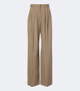 The Row Pantalon ample Daniela en laine