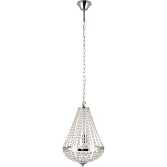 Marksl&ouml;jd Markslojd - GRS104889 - Plafonnier en cristal &agrave; 1 ampoule, chrome, E27