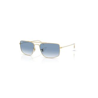 Ray-Ban Explorer IIi Sonnenbrillen Arista Gold Fassung Blau Glas 56-18