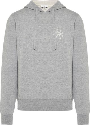 Jacob Cohen Homme, Sweatshirts et sweats à capuche, Gris, Taille: XL Wool/cashmere Sweat à capuche