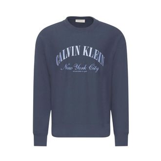 Calvin Klein Jeans Herren, Sweatshirts & Hoodies, Blau, MGr&ouml;&szlig;e