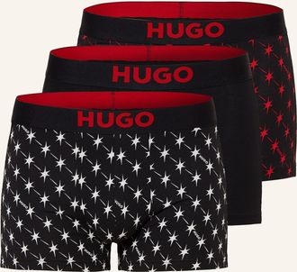 HUGO BOSS Hugo 3er-Pack Boxershorts rot