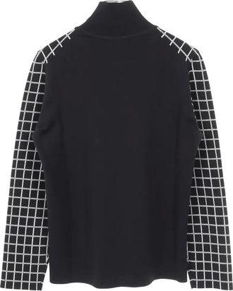 Hermès pull à col montant (années 2000) - Noir