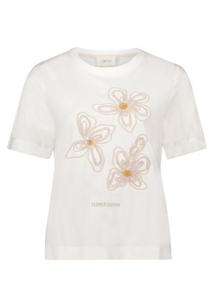 Cartoon Damen 2089/7303 T-Shirt, Patch Cream/Beige, 34