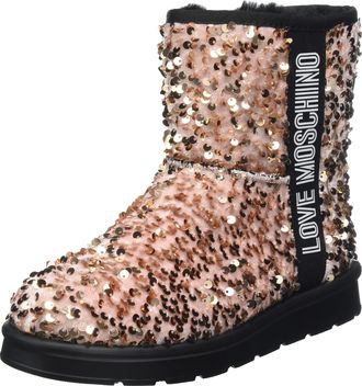 Love Moschino Damen Ja24153h1fjzi Stiefelette, grau, 36 EU