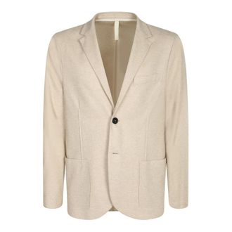 Harris Wharf London Honeycomb Blazer - - Jackets - Herren - Beige - M
