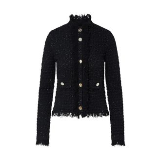 Liu Jo Jacke mit Fransen-Details - - Jackets - Damen - Schwarzk - M