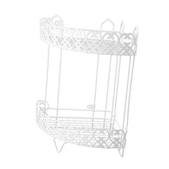 Valiclud Toiletten Eckregal Aus Eisen Spurloses Wandmontage System Zweischichtiges Badezimmer Wandregal F&uuml;r Zuhause Kompaktes Wandspeicherregal