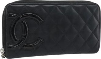 Chanel Pre-owned Cuir petite-maroquinerie - Femme - Pre-owned - Noir - Taille: ONE Size