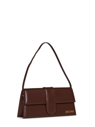 Jacquemus Womens Shoulder Bag Bambino Brown Calf Leather Handbags Hand
