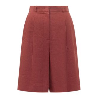 Max Mara Caravan Bermuda - - Shorts - Damen - Rot - M