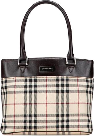 Burberry Crossbody Bags - House Check Canvas Handbag - Gr. unisize - in Braun - f&uuml;r Damen