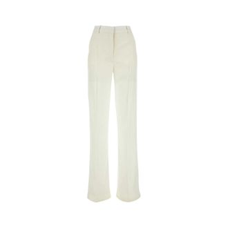 Stella McCartney Viskose Hose mit weitem Bein - - Trousers - Damen - Wei&szlig; - XS