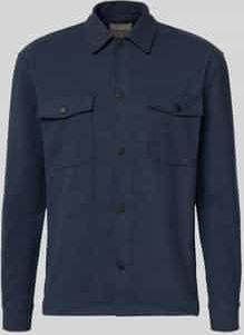 Only & Sons Regular Fit Hemdjacke mit Viskose-Anteil Modell MARK