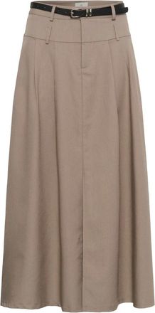 Kaffe Midirock - - Skirts - Damen - Grau - S
