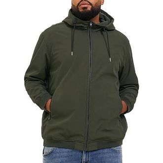 Jack & Jones Blouson aviateur Jjerocky en faux daim pour homme, Vert, EU8XL US6XL