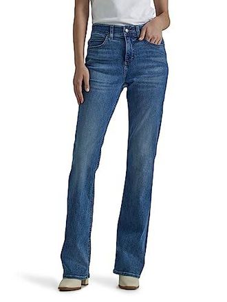 Lee Jean Coupe Bootcut pour Femme Petite Taille Ultra Lux Comfort avec Flex Motion, Indigo Facette, 42 Petite