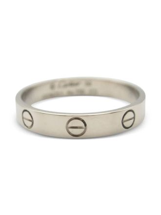 Cartier bague en or blanc 18ct Screw - Argent