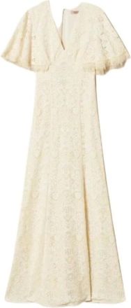 Twinset Femme, Robes, Beige, Taille: 42 FR Robes