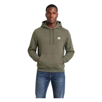 Calvin Klein Jeans Homme, Sweatshirts et sweats &agrave; capuche, Vert, Taille: S SweaT-shirt &agrave; capuche