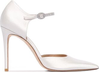 Stuart Weitzman High Heels Ksngtn Pump 100 SN111 Creme