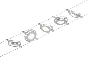 Paulmann Wire Systems Set RoundMac 5x4,5W Chr matt
