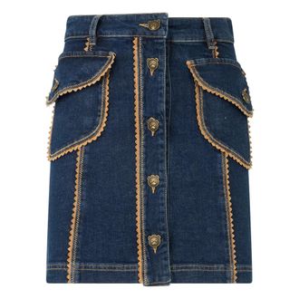 Moschino Damen, R&ouml;cke, Blau, LGr&ouml;&szlig;e