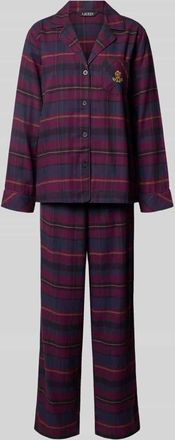 Lauren Ralph Lauren Pyjama-Set mit elastischem Tunnelzugbund 2-teilig