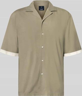 Joop Relaxed Fit Freizeithemd aus Viskose mit Reverskragen