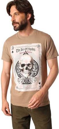 Deeluxe T-Shirt imprimé Ace of Spades Effet Vintage T-Shirt ACE Regular Homme
