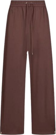 Liu Jo Femme, Pantalons, Brun, Taille: 34 FR Wide Pantalons