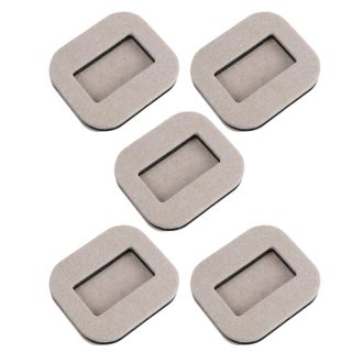 DOITOOL 5 St&uuml;ck rutschfeste Filz M&ouml;belpolster f&uuml;r Stuhlrollen M&ouml;belrollenstopper aus Filz Ger&auml;uschd&auml;mpfend und Bodenschonend Geeignet f&uuml;r Holz Fliesen und Tep