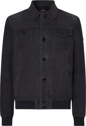 Peuterey Homme, Vestes, Bleu, Taille: L Giacca in suede