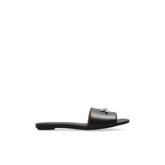 Alexander McQueen Lederschlappen - - Shoes - Damen - Schwarzk - 36 1/2 EU