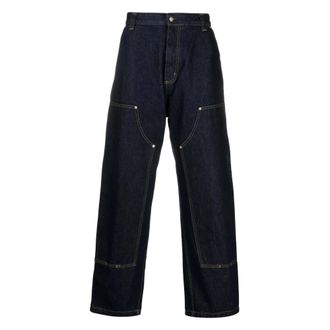Carhartt Work in Progress Doppelkniehose f&uuml;r M&auml;nner - - Jeans - Herren - Blau - M