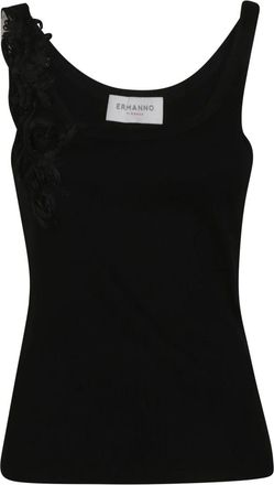 Ermanno Scervino Femme, Tops, Noir, Taille: 42 FR Tantk TOP